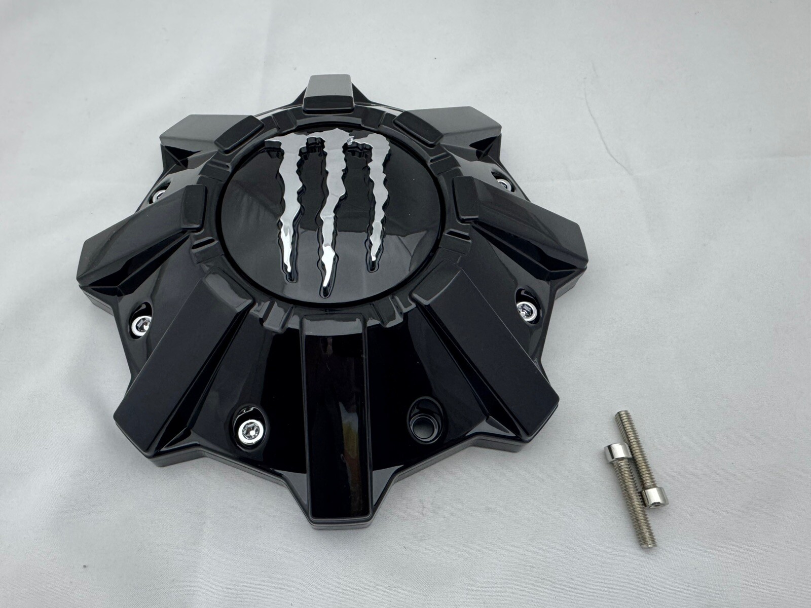 Monster Gloss Shiny Black Wheel Center Cap 6056B212 S1209-08 6056K82 ...