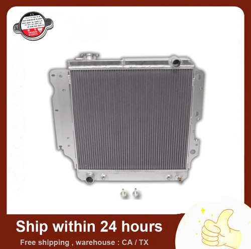 2"Thick 3ROW Aluminum Radiator For 1987-2006 Jeep Wrangler YJ TJ 2.4L 2 ...