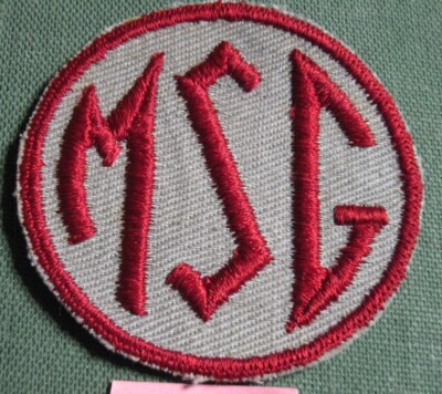 US Army color 1941-1947 ww2 MISSISSIPPI STATE GUARD MSG twill Patch ...