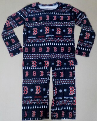 BOSTON RED SOX WOMEN'S HOLIDAY SLEEP LOUNGE PAJAMA PANT SHIRT SET M L ...