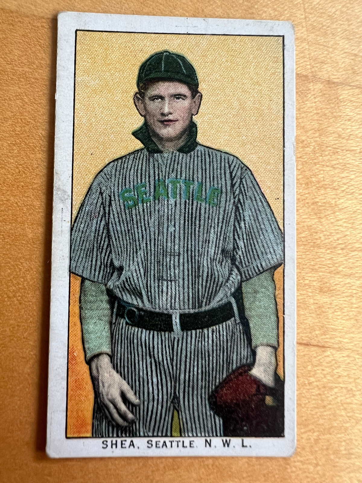 DANNY SHEA 1911 T212 OBAK CIGARETTES - SEATTLE GIANTS - SHARP CARD ...