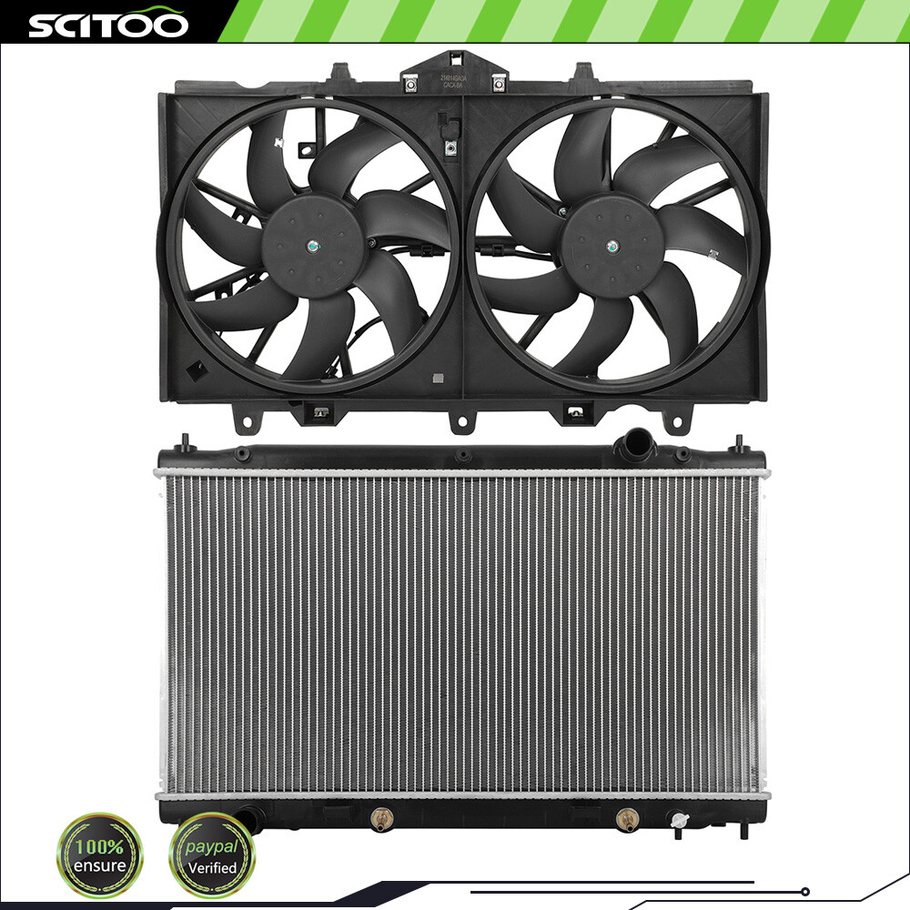 Car Radiator and Cooling Fan Kit Fit For 2014 2015 16-2018 INFINITI Q50 ...