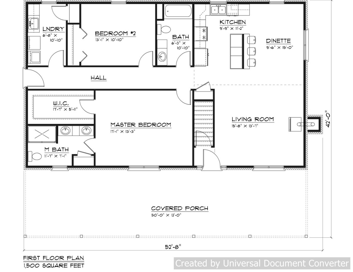 Ranch Style House Plans 1500 Square Feet