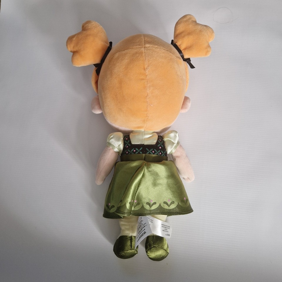 DISNEY STORE Baby ANNA doll frozen AUTHENTIC Disney Soft Toy Plush | eBay