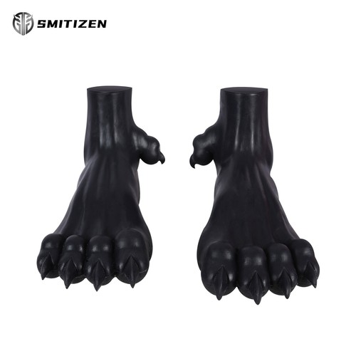 Smitizen Silicone Black Beast Paw Monster Feet Realistic Skin Paw for ...