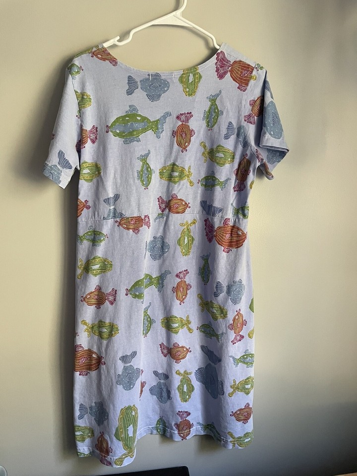 Fresh Produce Women’s Size Medium Tropical Fish Dress Made In USA 🐠 | eBay