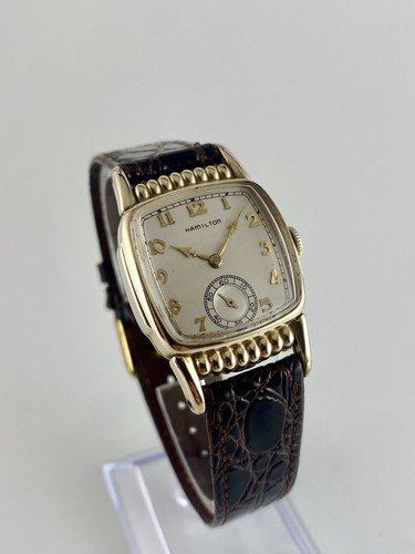 Vintage Hamilton Roland 1940s Grade 987A 10K Goldfilled - RUNNING-Good ...