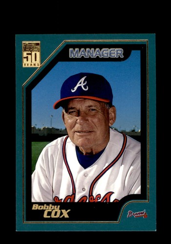 2001 Topps #323 Bobby Cox Atlanta Braves NM-MT | eBay