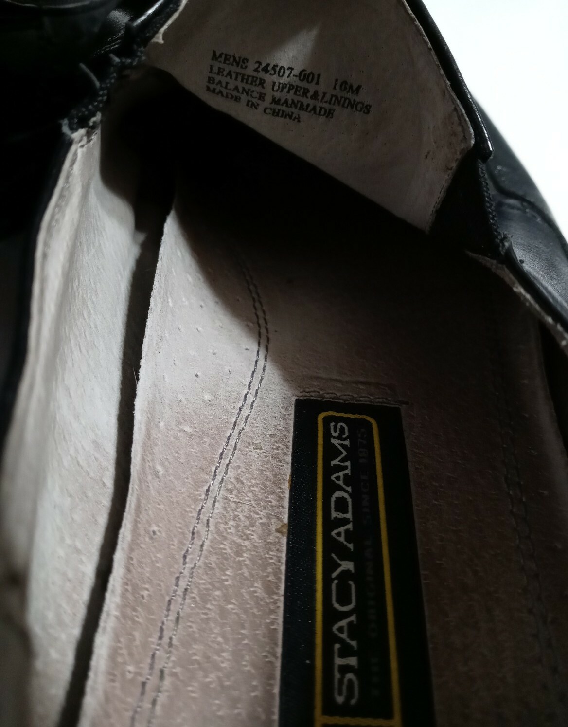 Stacy Adams Leather Templin Bicycle-Toe Slip On Shoes Loafers Black Men ...