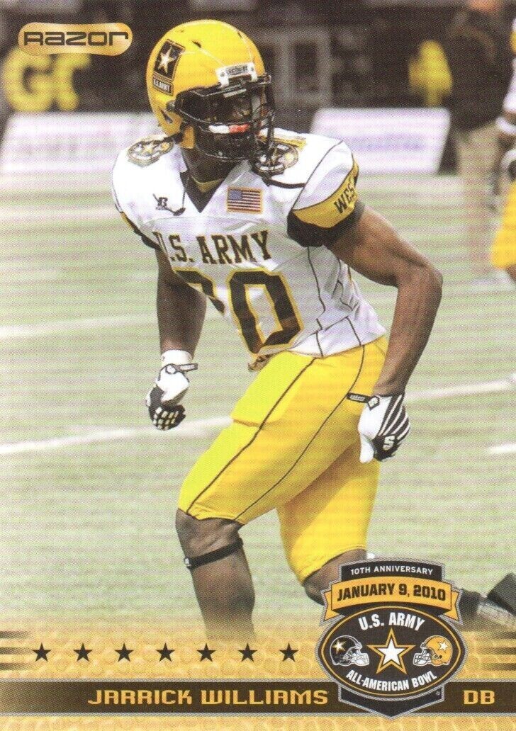 2010 Razor Army Football All-American Bowl U.S. #43 Jarrick Williams | eBay