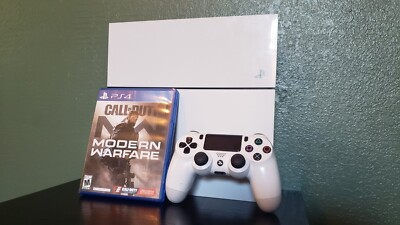 Sony PlayStation 4 500GB Glacier White Console - CUH-1200AB02 | eBay