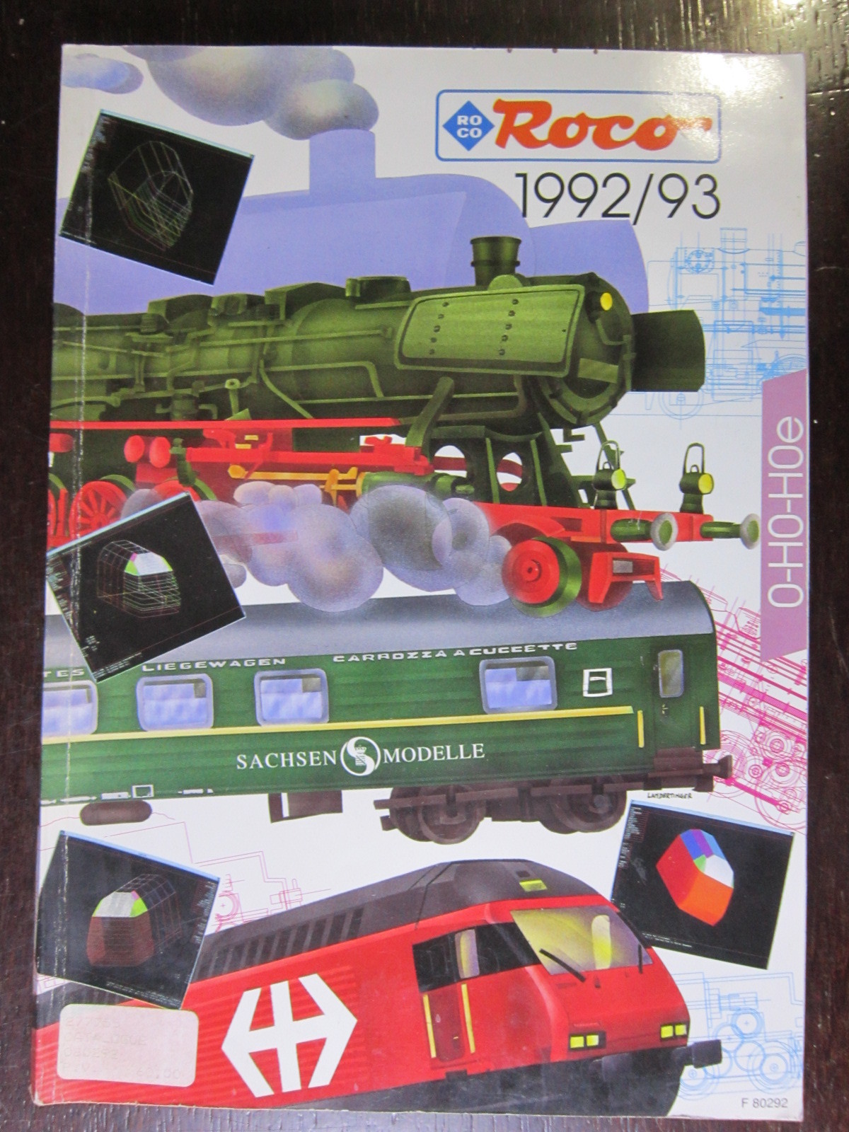 CATALOGUE ROCO 1992/93 TRAIN O HO HOe EN FRANCAIS | eBay