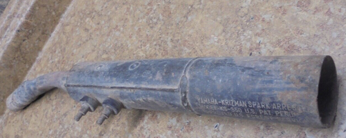 Yamaha Motorcycle Spark Arrestor Muffler Pipe Krizman KS-350 | eBay