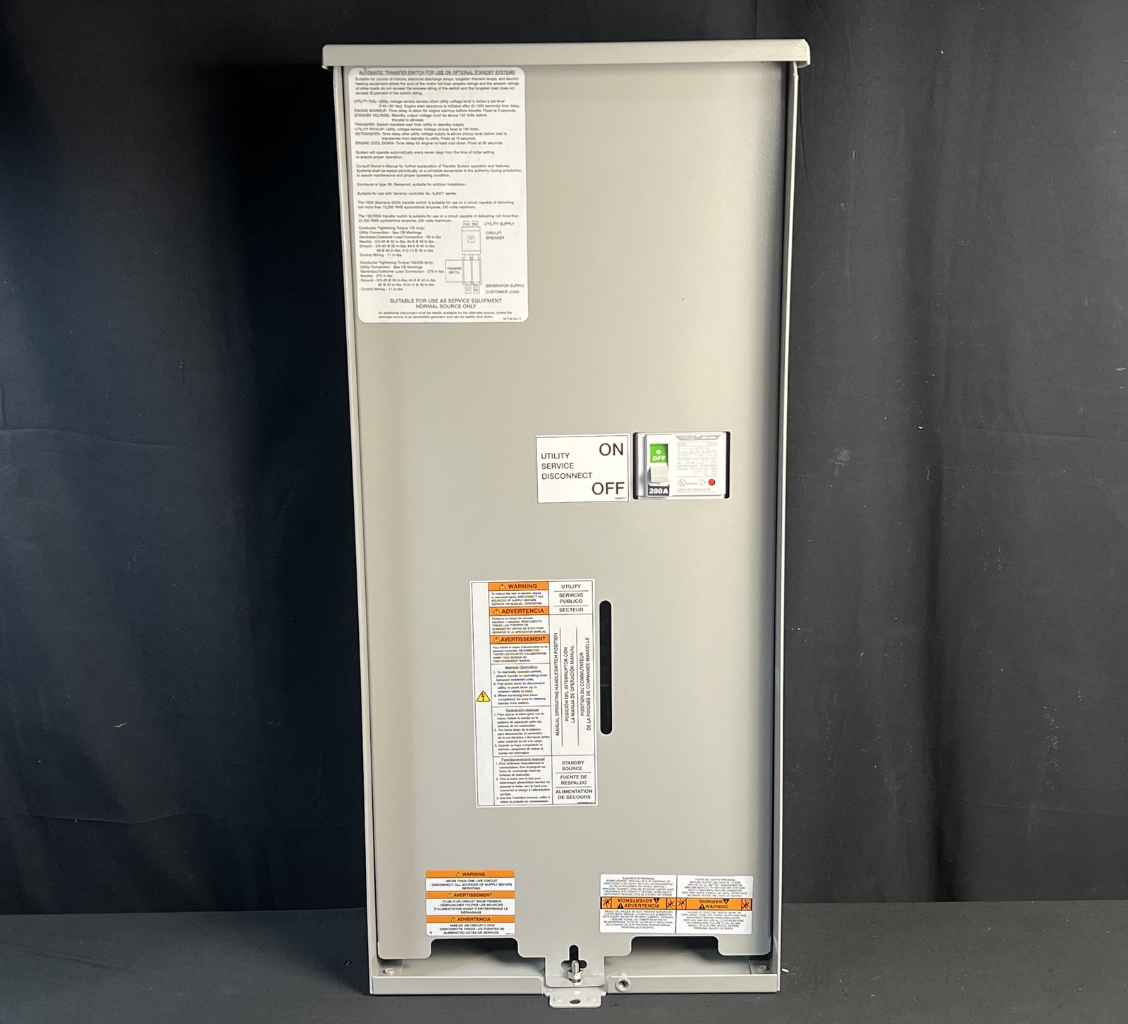 Generac+10000011659+Automatic+Transfer+Switch+Generators+Circuits for ...