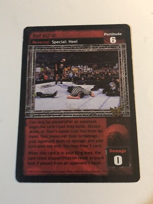 WWE Raw Deal Card: Ref KO'd! Stone Cold Steve Austin | eBay