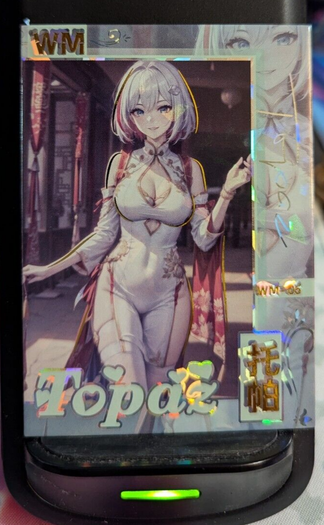 Topaz Honkai Star Rail WM-05 Goddess Story Wind Moon Boundless 2 Waifu Card | eBay
