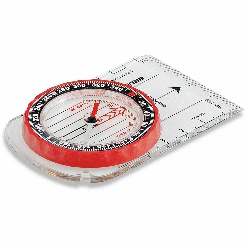 Brunton 7DNL Baseplate Map Compass With Declination Scale 80078000713| eBay