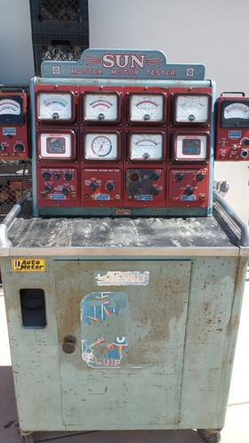 Vintage 1950s Sun Motor Tester Master Model MMT/ And It's In California ...