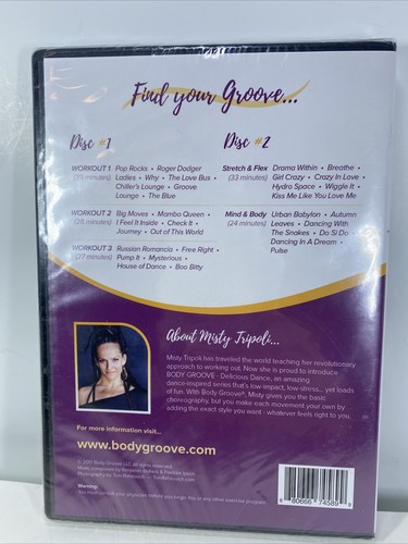 Body Groove Delicious Dance Misty Tripoli DVD 2017 2-Disc Set Brand New ...