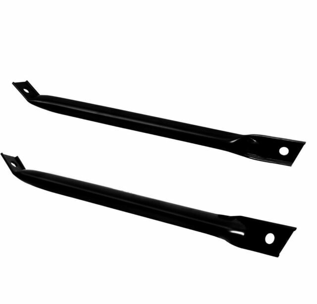 Black Fender To Radiator Support Bars & W Bolts 1970-1981 Chevy Camaro ...