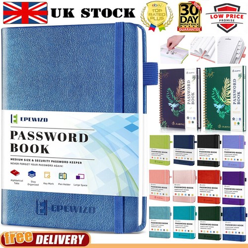 Personal Internet Address&Password Book Keeper Reminder Diary Organiser ...
