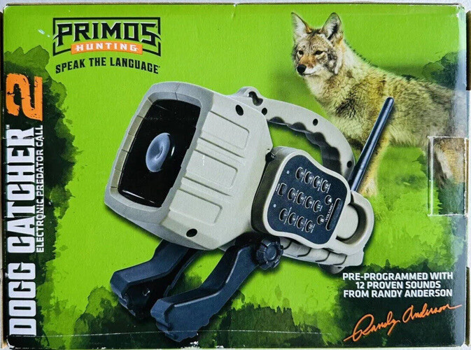 Primos Hunting Dogg Catcher 2 Electronic Predator Call 12 Sounds 100 Yd ...