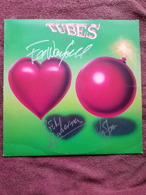 The Tubes Authentic Autographed x3 Signed LP Record Album Love Bomb The ...