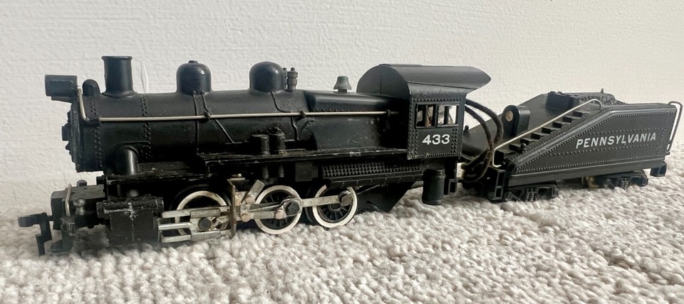 Vintage American Flyer Pennsylvania 433 locomotive/switcher & tender HO ...