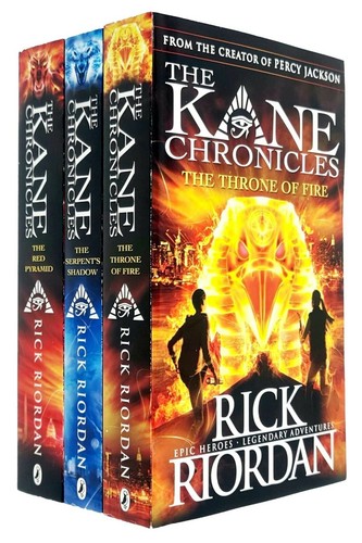 Rick Riordan Kane Chronicles Series 3 Books Collection Set Red Pyramid ...