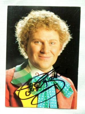 Doctor Who Colin Baker Postcard Autographed | eBay