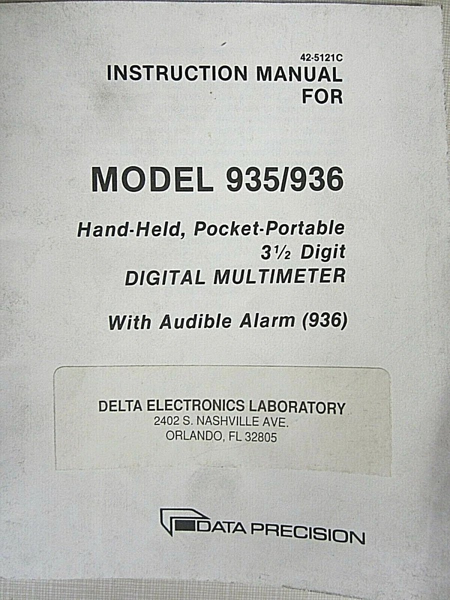 Manual Y Diagrama Esquematico De Multimetro Digital Protek, 51% OFF