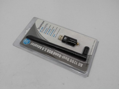 New Inamax USB Wi-Fi Adapter AC 1200 Dual-Band USB 3.0 Wireless Network ...