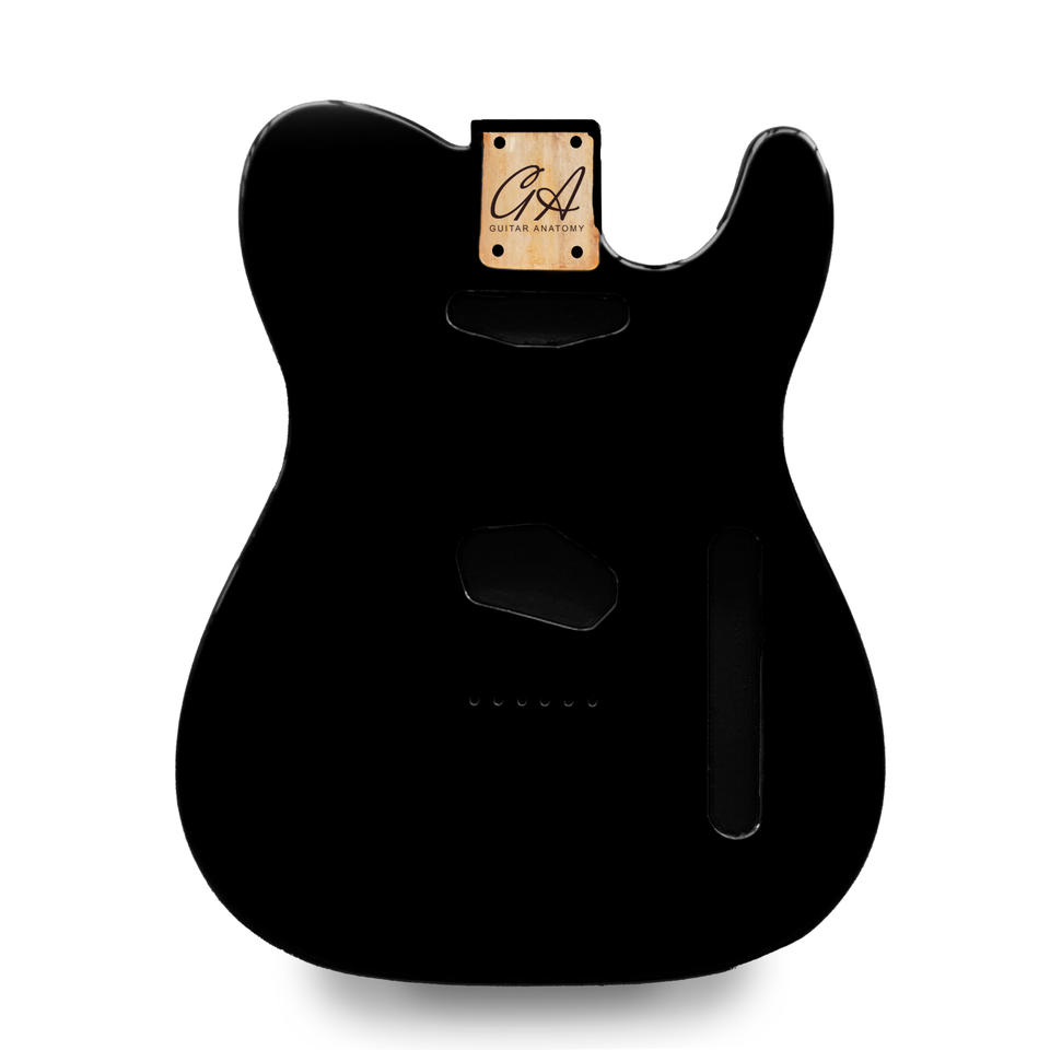 Tele Guitar Body Nitro, Poly, Unfinished Alder Ash Guitar Anatomy ...