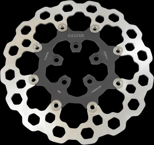 Galfer Cubiq Floating Front Brake Rotor for Harley Dyna Fat Bob 08-17 ...