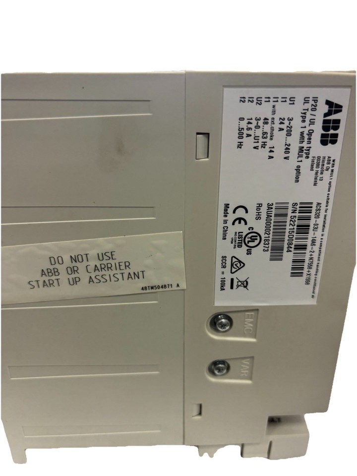ACS320-03U-14A6-2 ABB HVAC Drives, ACS320 Series Drive, AC, 3.0HP, 240V ...