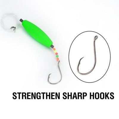 European Style Fishing Float Rig with Stainless Steel Hooks and EVA ...