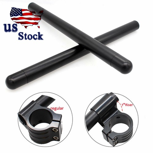 Black 7/8" 22MM Vortex Clip On Ons Handle Bars Handlebars Tube 22mm ...