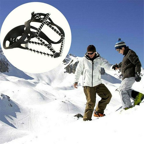 Snow Shoe Spikes Anti Slip Spring Claw Ice Snow Traction Cleat Ice ...
