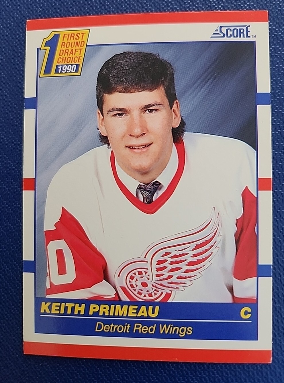 1990-91 Score Red Wings Hockey Card #436 Keith Primeau RC Rookie | eBay