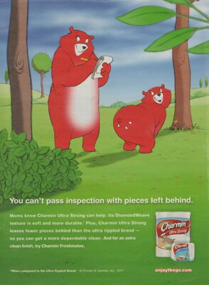 2011 Charmin Bath Tissue Toilet Paper - Bears Rear End Inspection ...