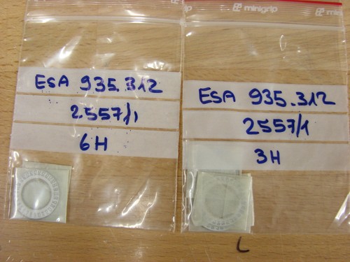 ETA 935.312, 965.311, 965.312, 965.313, Zenith 077 date disc #2557 @ 3 ...