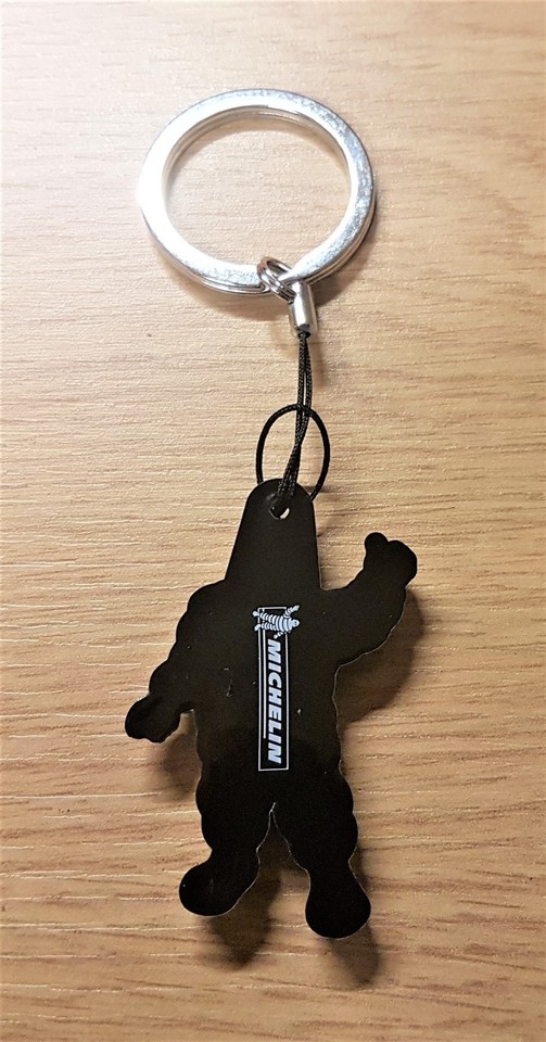 Michelin Keyring Bibendum - Dimensions Bib 35x47mm | eBay
