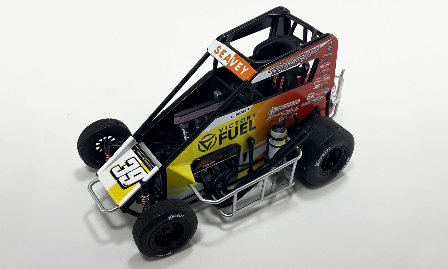 LOGAN SEAVEY VICTORY FUEL 2024 CHILI BOWL CHAMPION MIDGET CAR 1:18 ACME ...