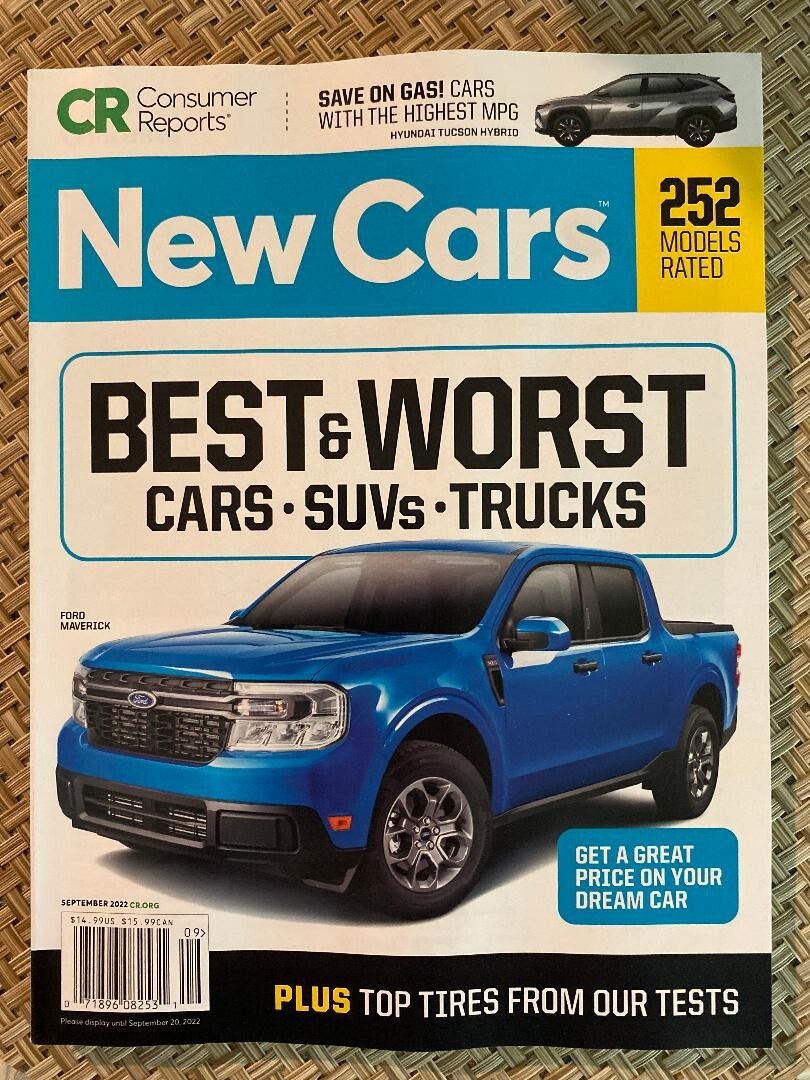 Consumer Reports Cover 2022