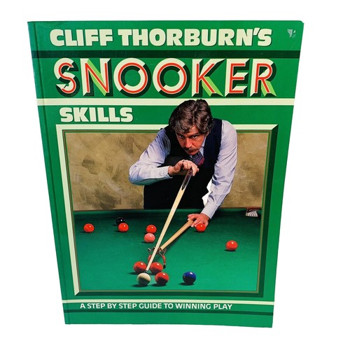 Cliff Thorburn’s Snooker Skills 1991 Trade Paperback Book Prentice-Hall ...
