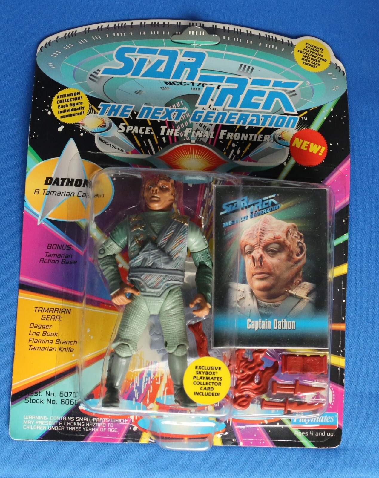 1993 Star Trek Next Generation Captain Dathon Playmates Action Figure ...