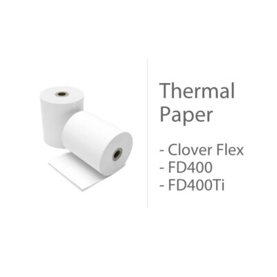 2 1/4 x 50 Thermal Paper (*30 Rolls*) for CLOVER FLEX CLOVER MINI ...