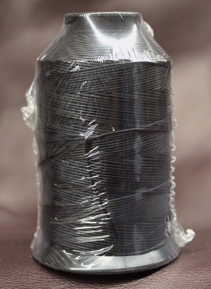 Braided Poly Thread Black Size 277 Bonded 1/4lb for leather, upholstery ...