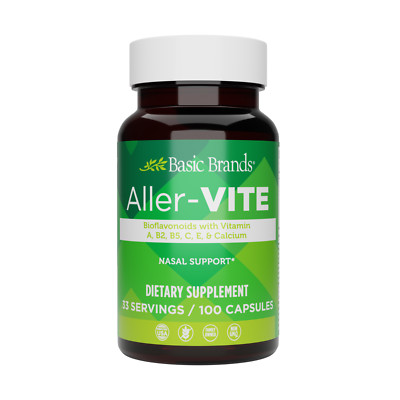 Basic Brands Aller-Vite: Allergy Vitamin | eBay