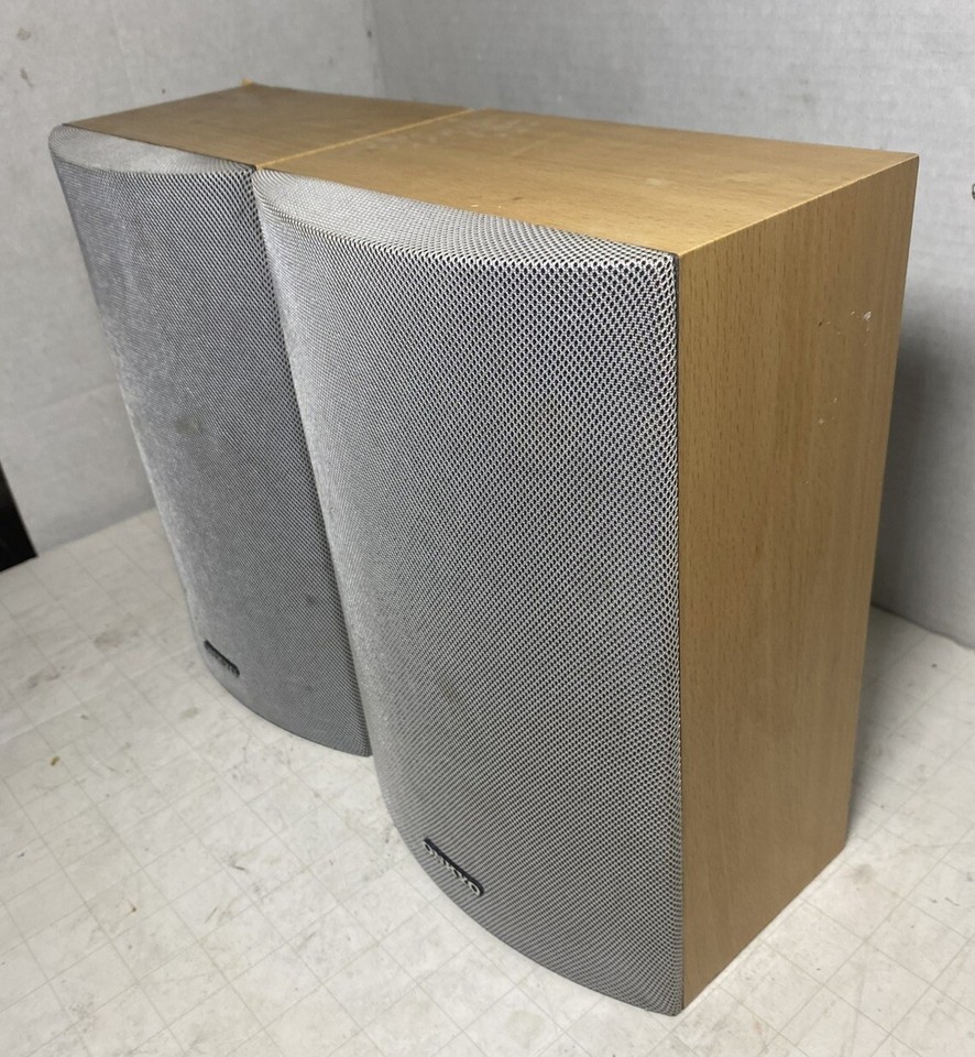 Onkyo SKM-820S Surround Sound Speakers Pair Left & Right Tested & Works ...